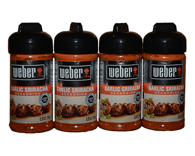 Weber Garlic Sriracha Seasoning 4 x 6.2oz (176g) 4 pack $38.23USD - Spice Place