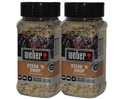 Weber Steak'N Chop Seasoning 2 x 6oz 171g $14.91USD - Spice Place