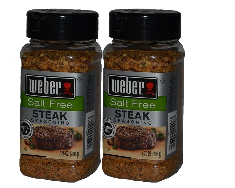 Weber Steak Seasoning Salt Free 2 x 7.25oz 206g (Pack of 2) $16.98USD ...