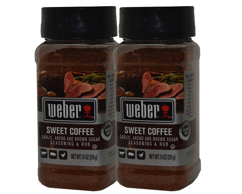 Weber Sweet Coffee Seasoning and Rub 2 x 7.6 oz 215g $18.18USD - Spice ...