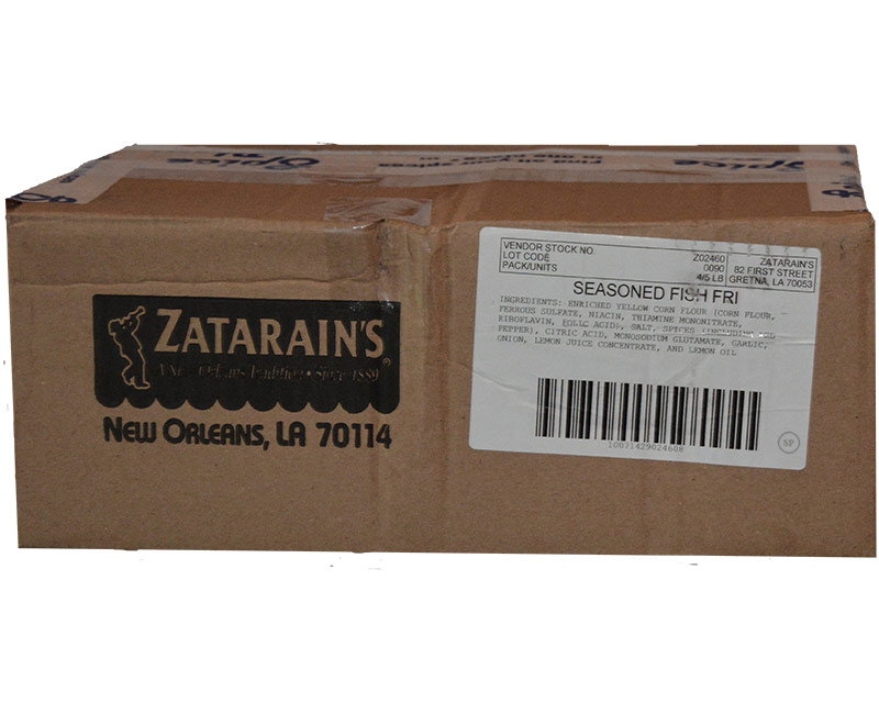 Zatarains Seasoned Fish-Fri 20lbs $46.35USD - Spice Place